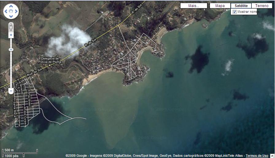 Localização :: Balneário de Iriri